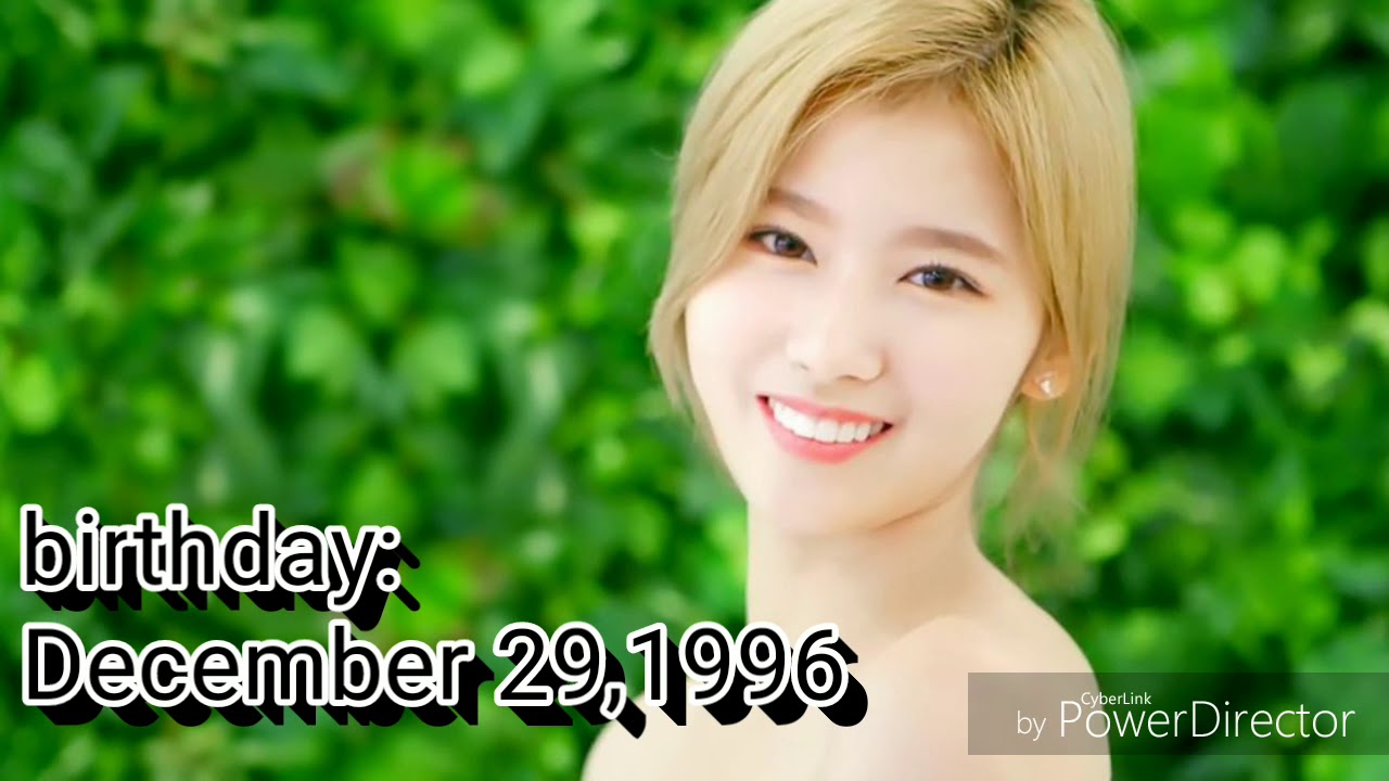 Twice age order (eldest to youngest)+their birthdays - YouTube
