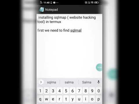 *Installation : sqlmap on Termux ( Android )* - YouTube