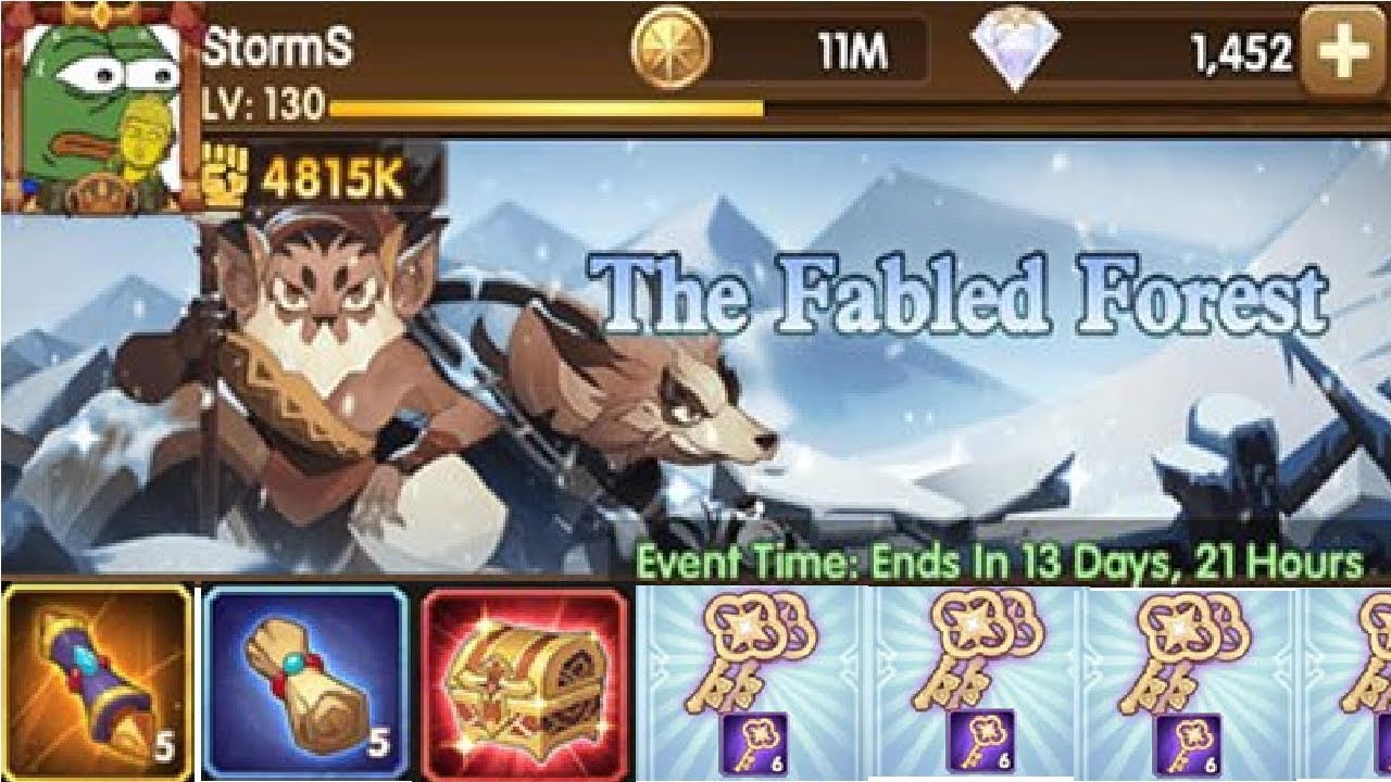 New Event The Fabled Forest AFK ARENA WALKTHROUGH without Sound - YouTube