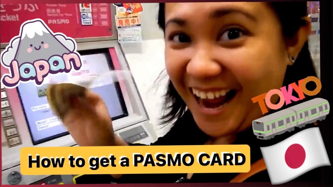 How to get a PASMO Card | Tokyo, Japan 🇯🇵 - YouTube