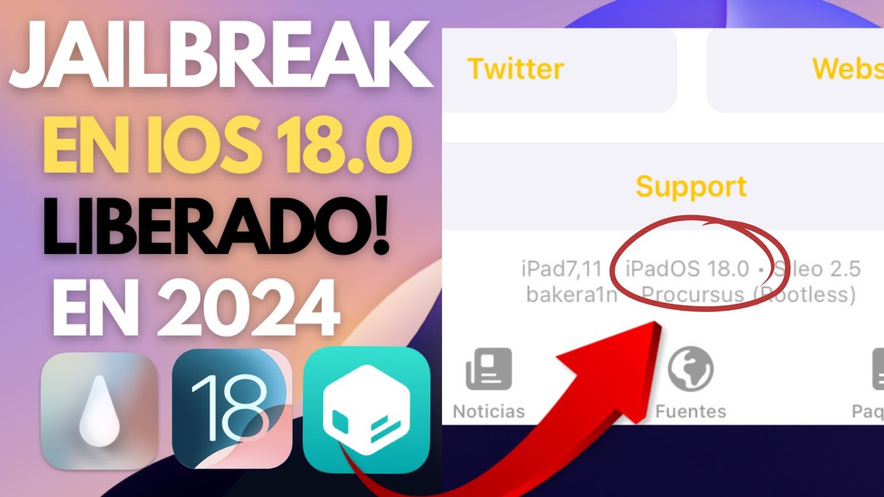 🔥Jailbreak iOS 18.0 Primer dispositivo en recibirlo en esta versión😍 ...