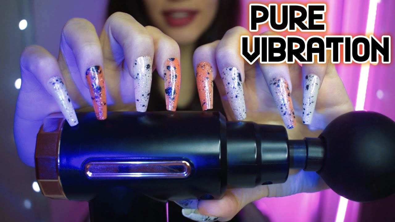 Asmr Massage Brain With Vibration Gun💤🧠 Pure Vibration For Brain