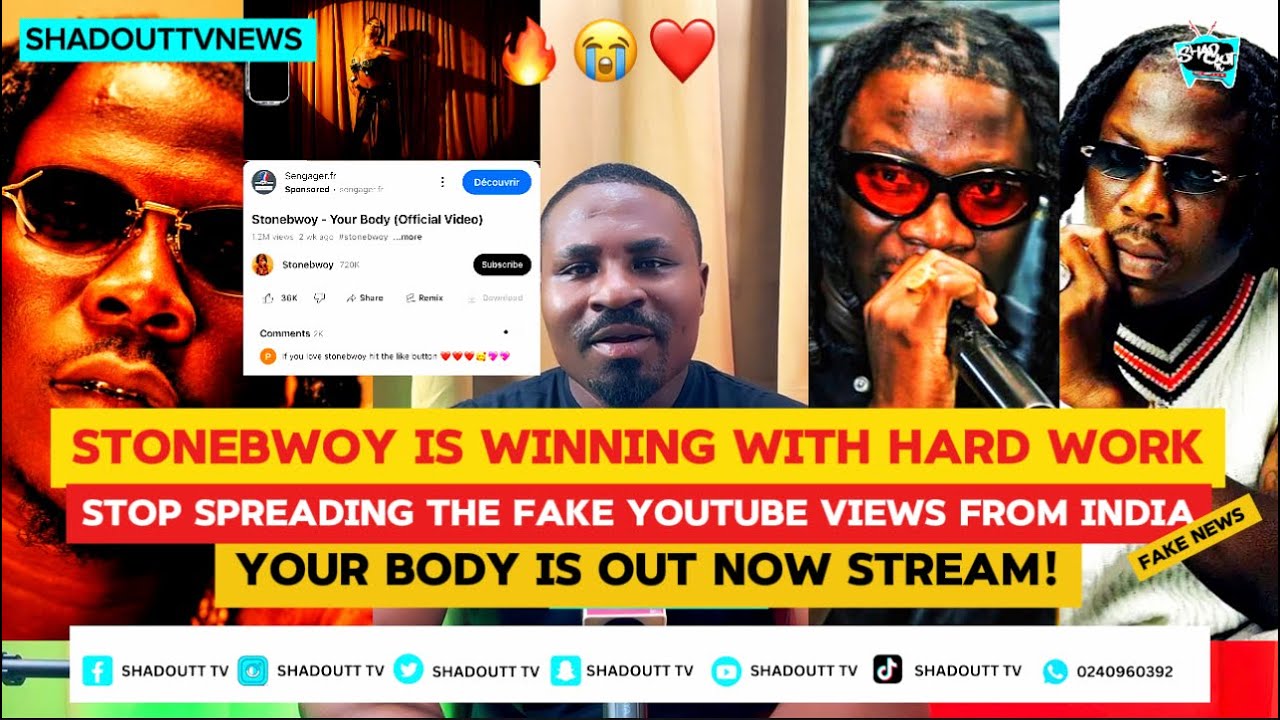 Stonebwoy is winning with hard work-Stop spreading the fake ‘Your Body ...