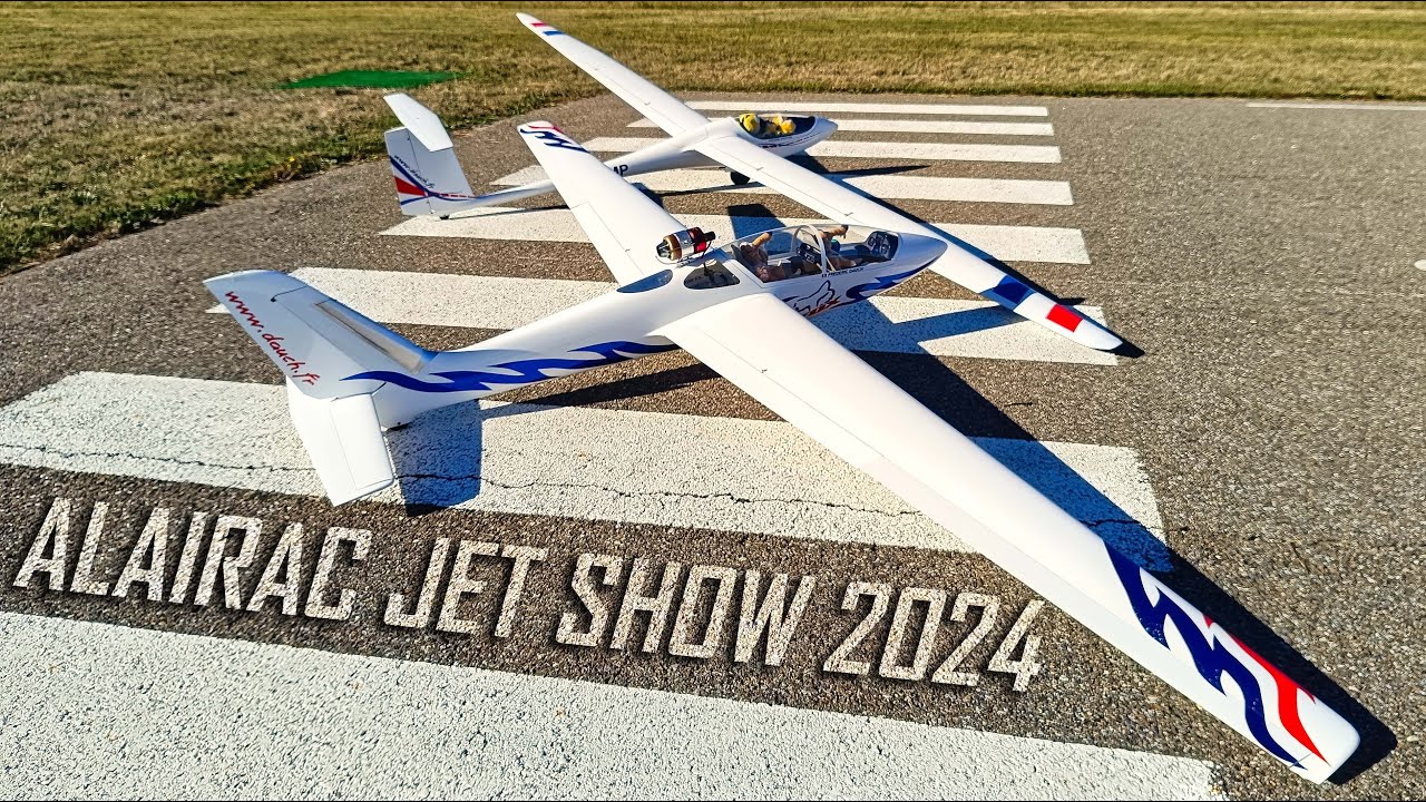 ALAIRAC JET SHOW 2024 - Turbo FOX 3.5M K45 Kingtech & ASH 26 5.14M ...