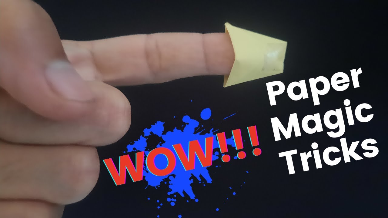 WHAT!!! Paper Magic Tricks Easy || Origami Paper Magic || ORIGAMI ...