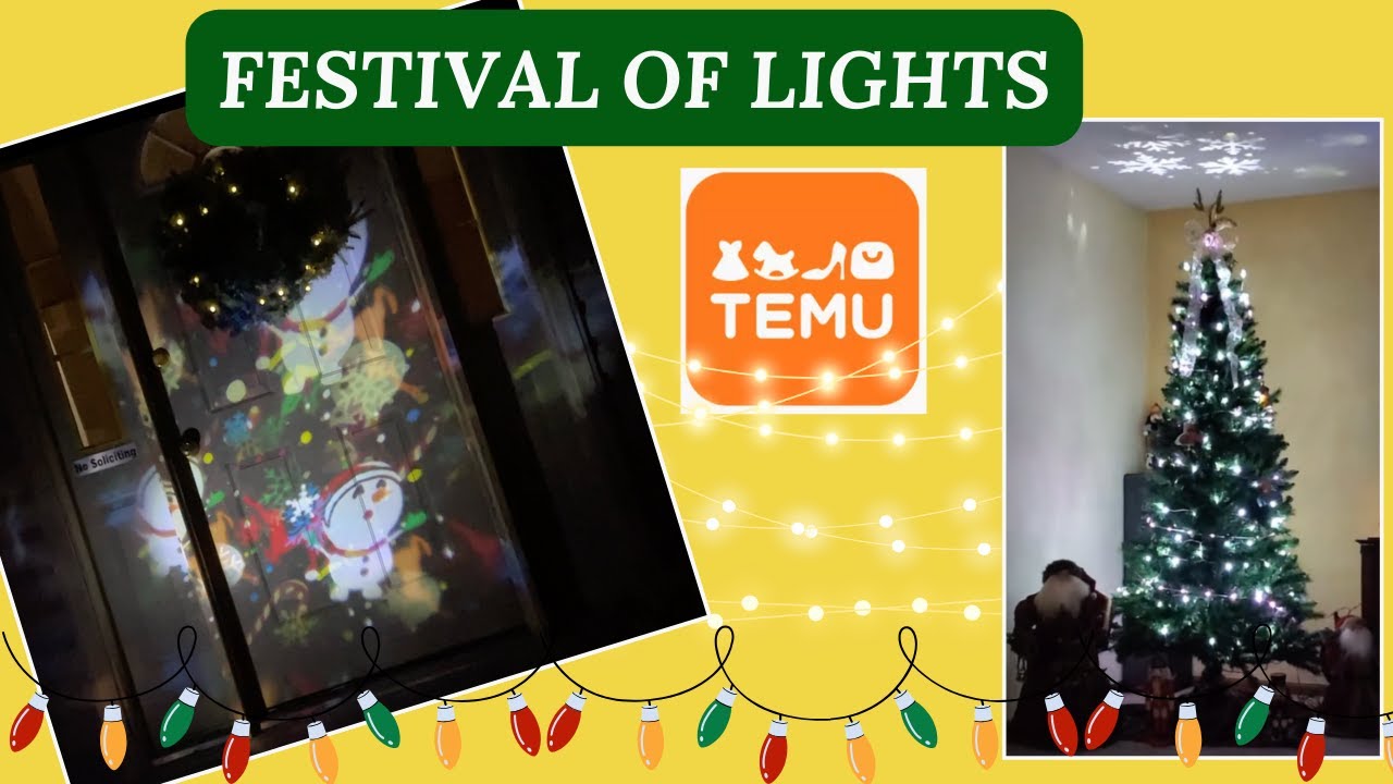 HOLIDAY DECORATING WITH TEMU 🎄 New Customers Save 30% | LED Lights ...