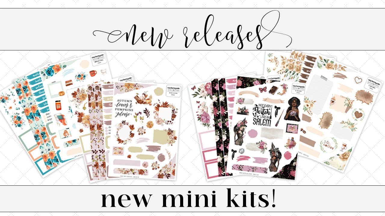 New Releases for 8/26/2022 - 4 NEW MINI KITS - YouTube