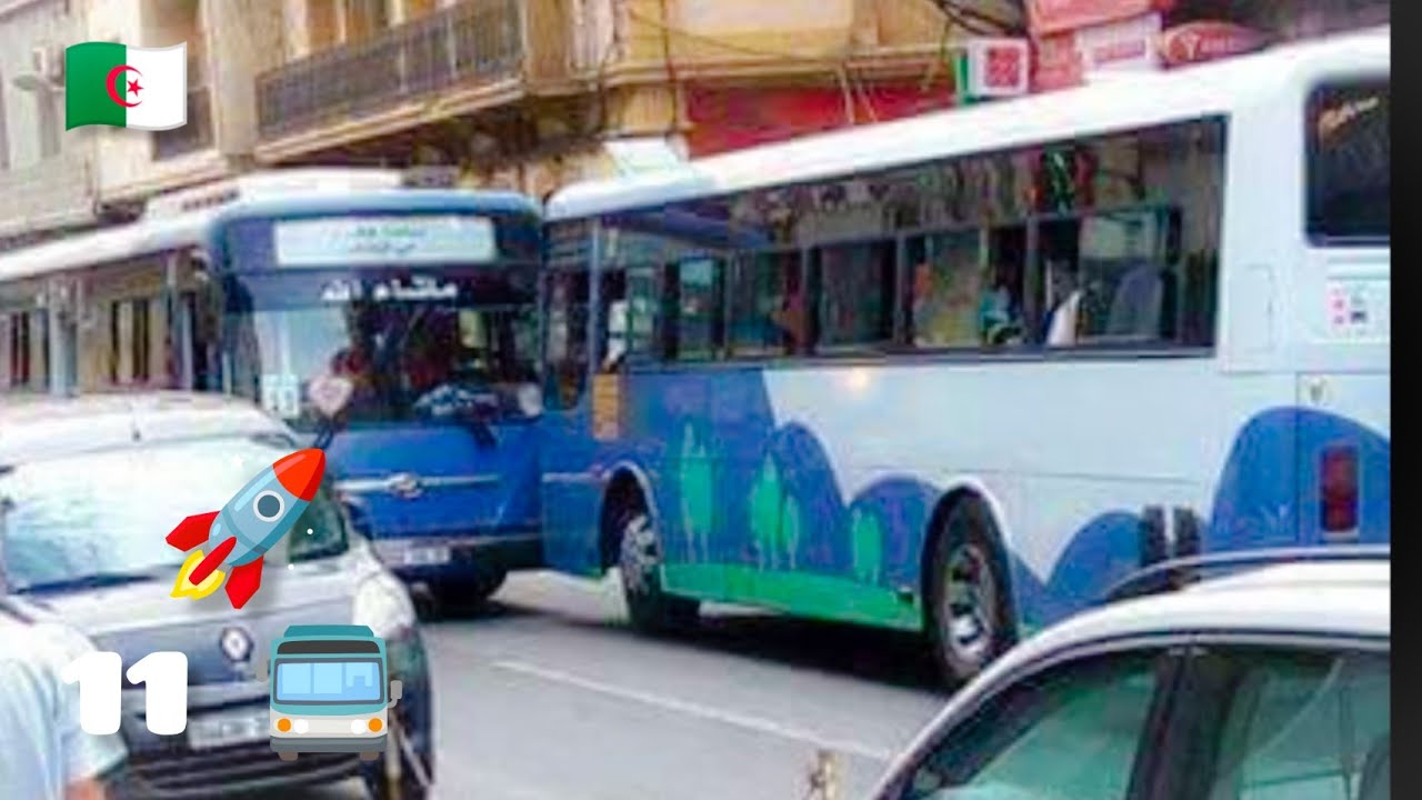 Oran centre ville Bus La Ligne 11 point du jour seddikia - YouTube