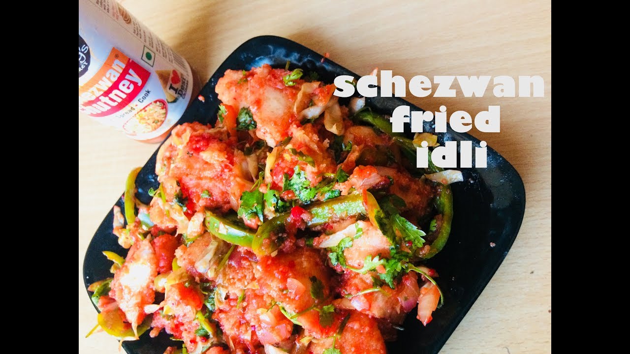 Schezwan fried idli recipe ||leftover idli recipe - YouTube