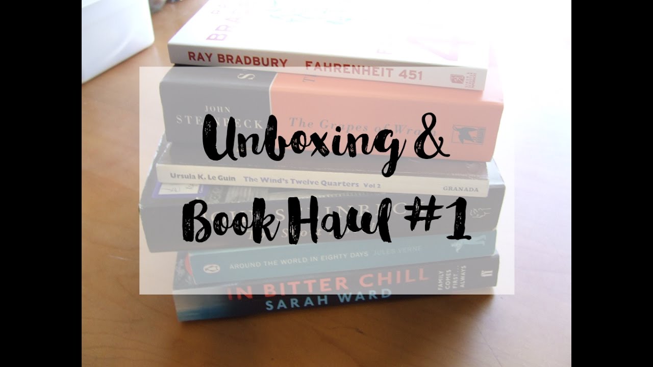 Unboxing & Book Haul #1 - YouTube