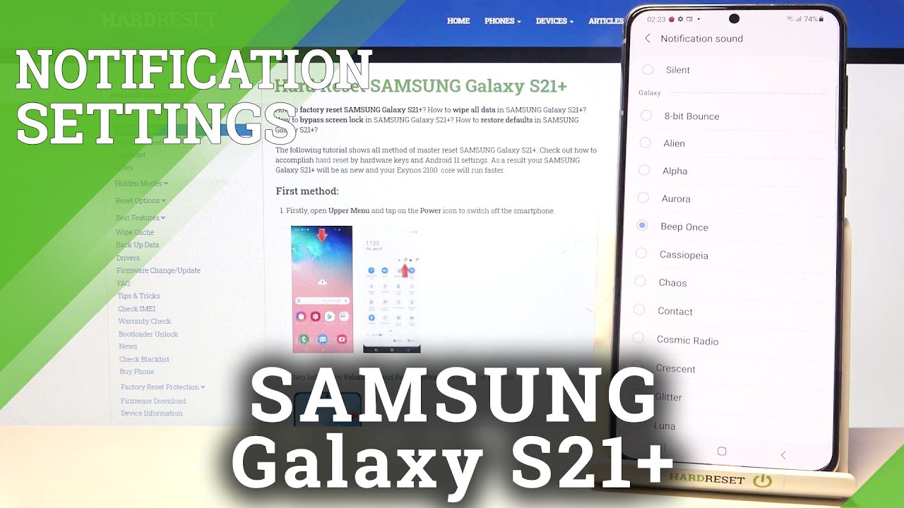 List of all Notification Sounds on Samsung Galaxy S21+ Played in One ...