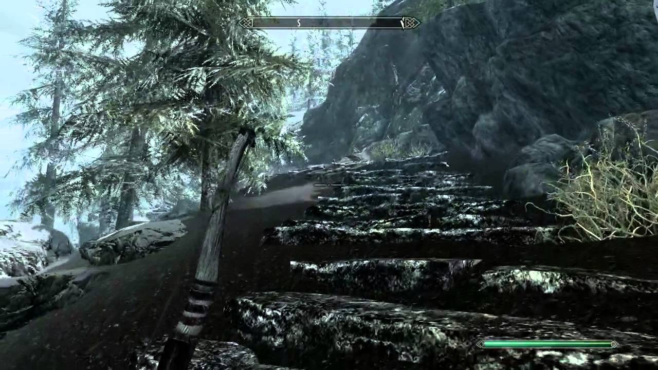 Lets Play Skyrim #5 "Climbing the 7000 Steps" - YouTube