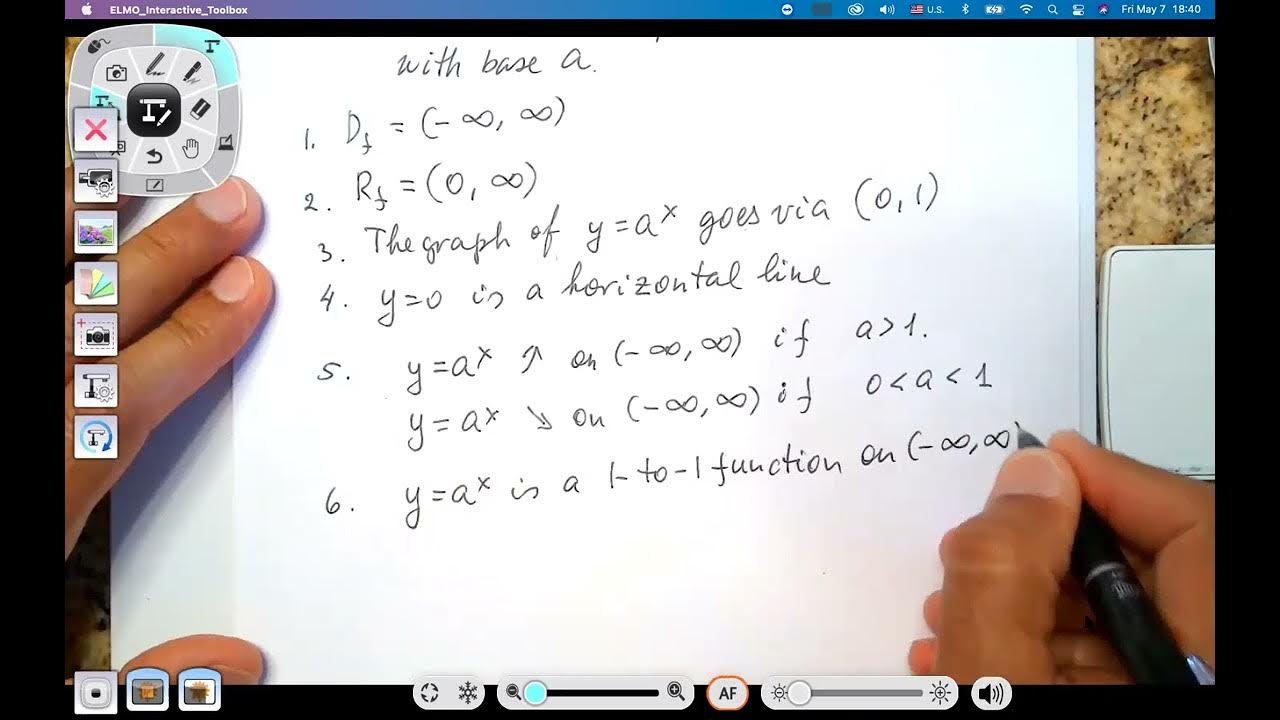 Chapter 4 Lecture 2 Exponential and Logarithmic Functions - YouTube