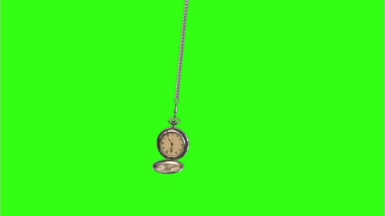 pocket watch green screen animations effects | pocket watch chroma key ...