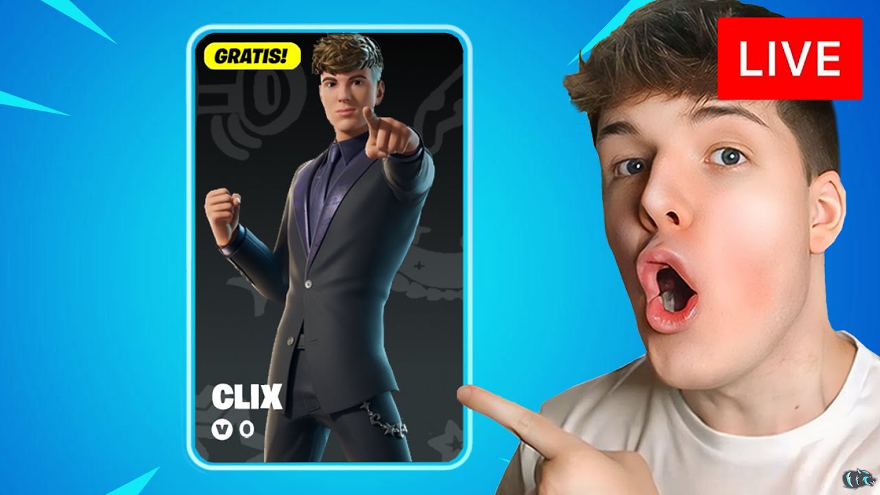 🔴 LIVE: AUF DEN NEUEN CLIX SKIN WARTEN (OMG)!😱 + Neuer Shop & Assassin ...