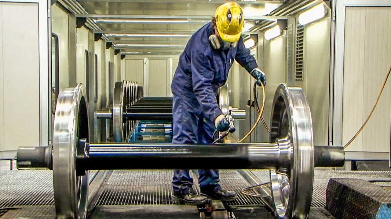 Manufacturing process of railway wheels - Amazing railroad thermite ...