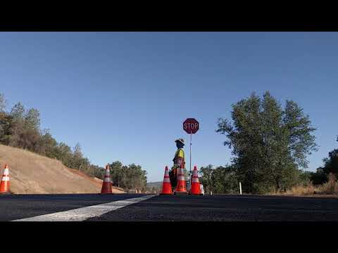 Flagging Traffic Control - Local 185 - YouTube
