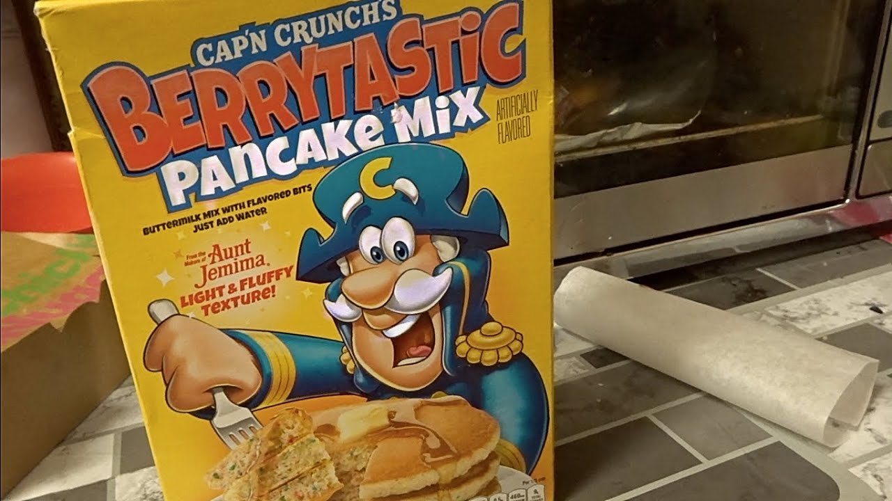 Cap'n Crunch's Berrytastic Pancake Mix | Cook with JV - YouTube