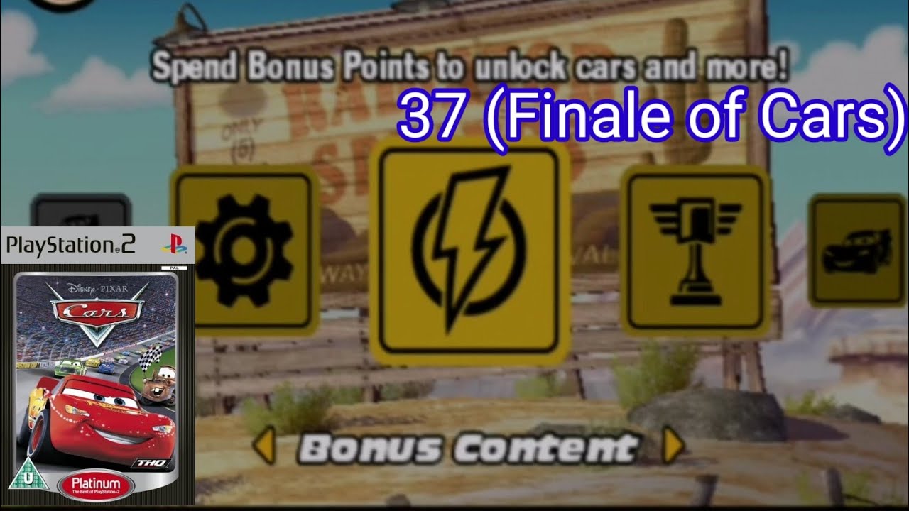 Let's Play Disney Pixar Cars (PS2) (PAL) Episode 37 (Finale) - Bonus ...