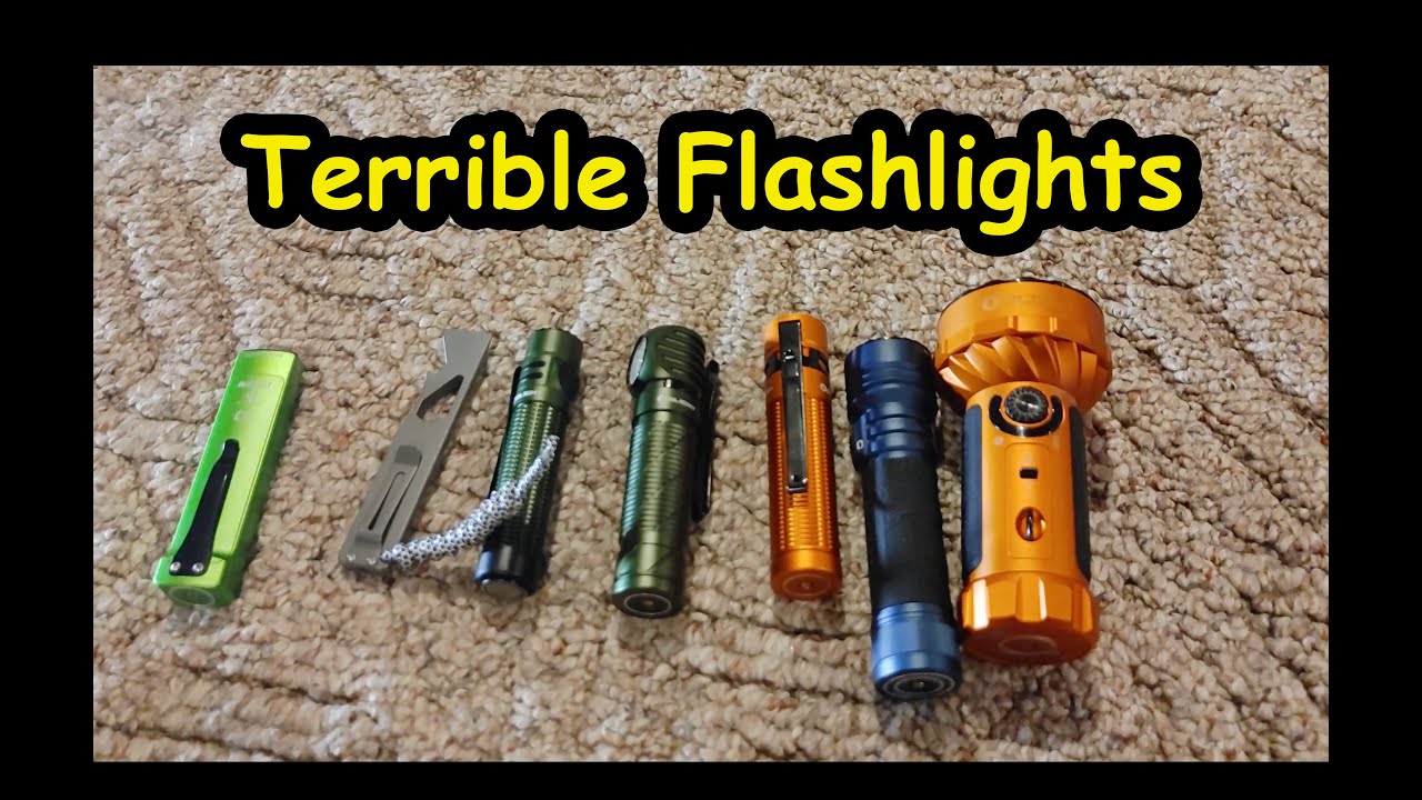 Husky Flashlight Vs Olight Vs Temu - YouTube