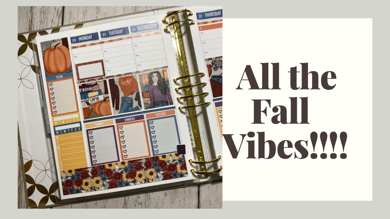 Plan With Me 8/24 - 8/30/20 | Erin Condren | Simply Smith Stickers ...