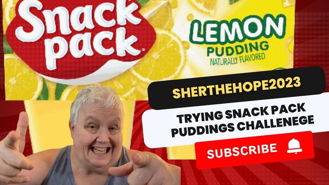 Trying SNACK PACK PUDDINGS CHALLENEGE For The First Time | SHERTHEHOPE ...