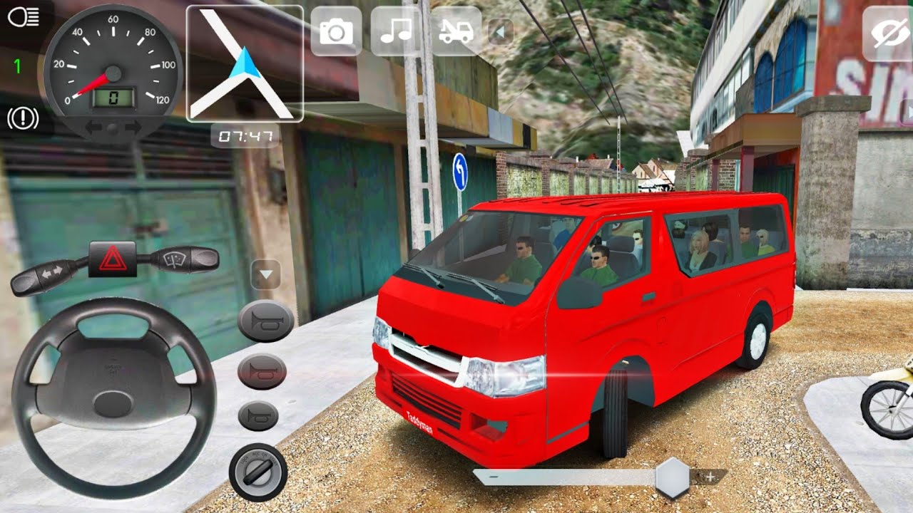 Toyota Hiace Mini Van Driving Road Trip - Minibus Simulator Vietnam ...