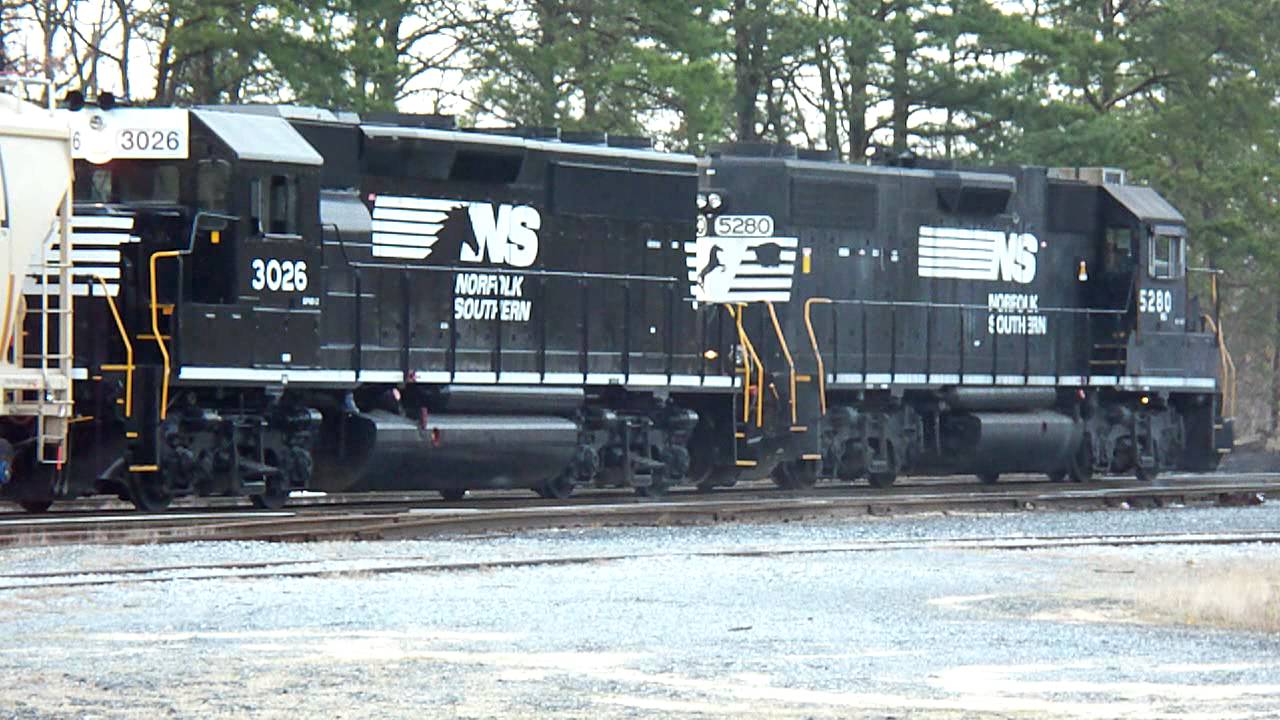 NS 5280 & 3026 Starting Up & Testing, Horns, Bells & Engine, Before ...