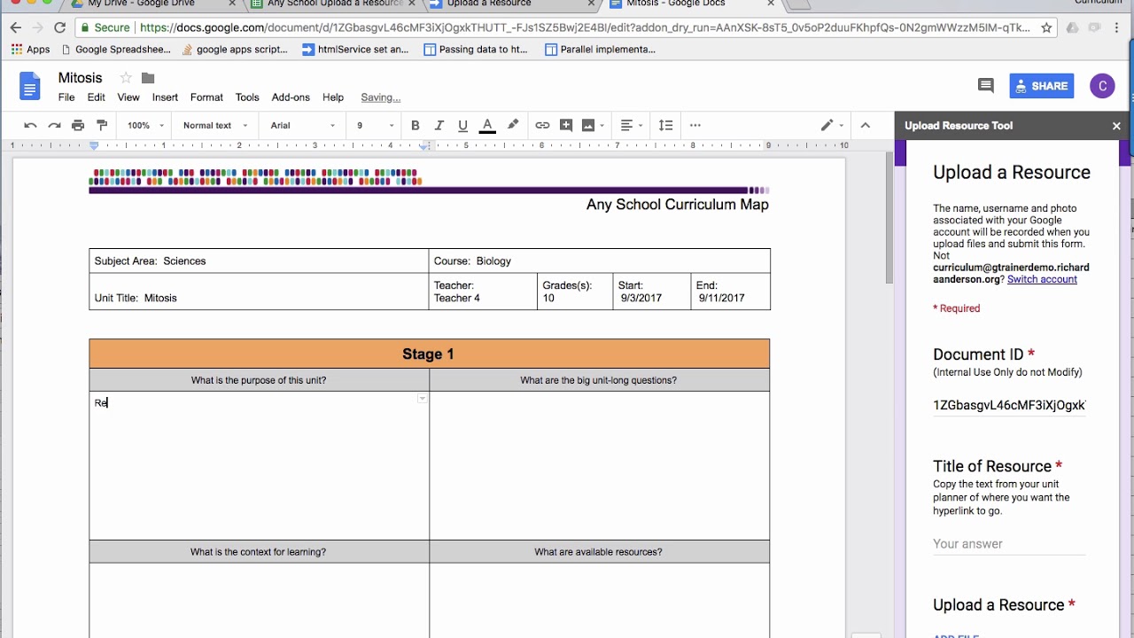 Curriculum Mapping: Upload and Hyperlink any filetype directly from ...