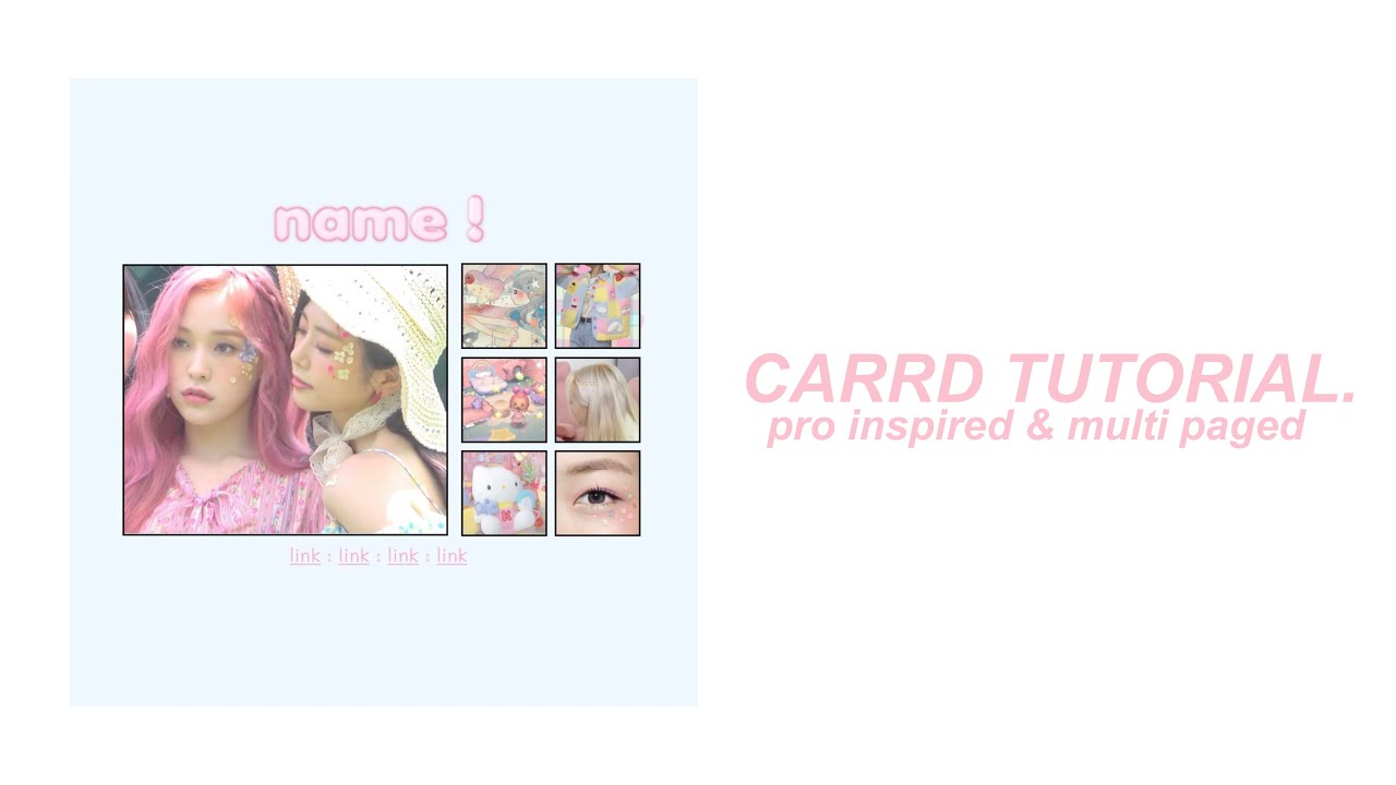 pro-inspired carrd tutorial [NONPRO] — © 6xiaoq - YouTube