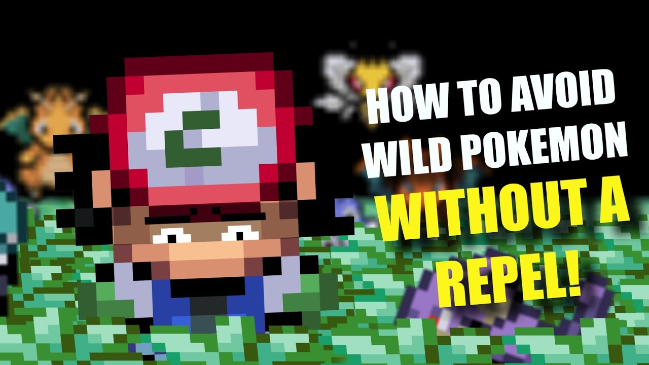 How to avoid wild Pokemon without a Repel - YouTube
