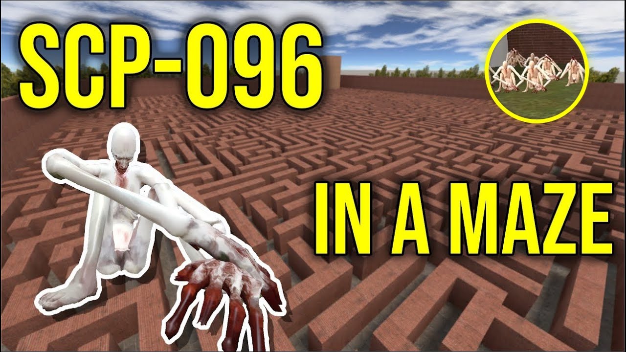 SCP-096 Caught Me in the Maze in Garry's Mod? garry,s mod #1 - YouTube