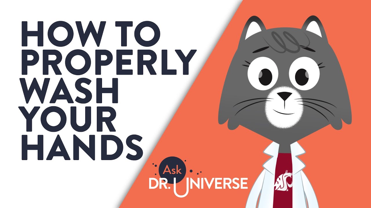 How To Properly Wash Your Hands - Ask Dr. Universe PSA Series - YouTube