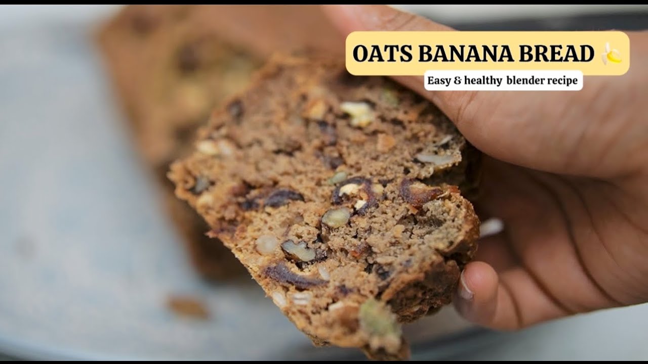 Healthy Banana Bread in a Blender | No Maida No Fermentation | Easy ...
