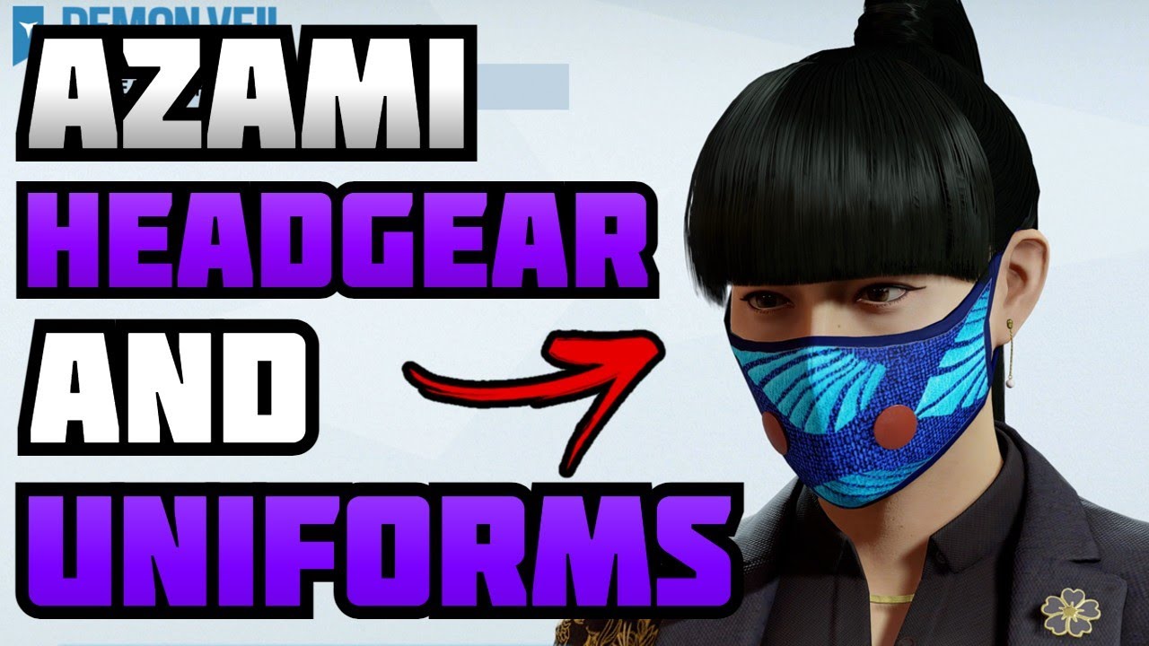 AZAMI OPERATOR CUSTOMIZATION! Rainbow Six Siege Demon Veil Gameplay ...