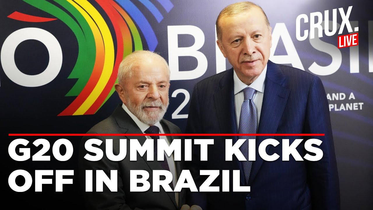 G20 Summit 2024 Live | G20 Brazil Live | World Leaders Arrive As G20 ...