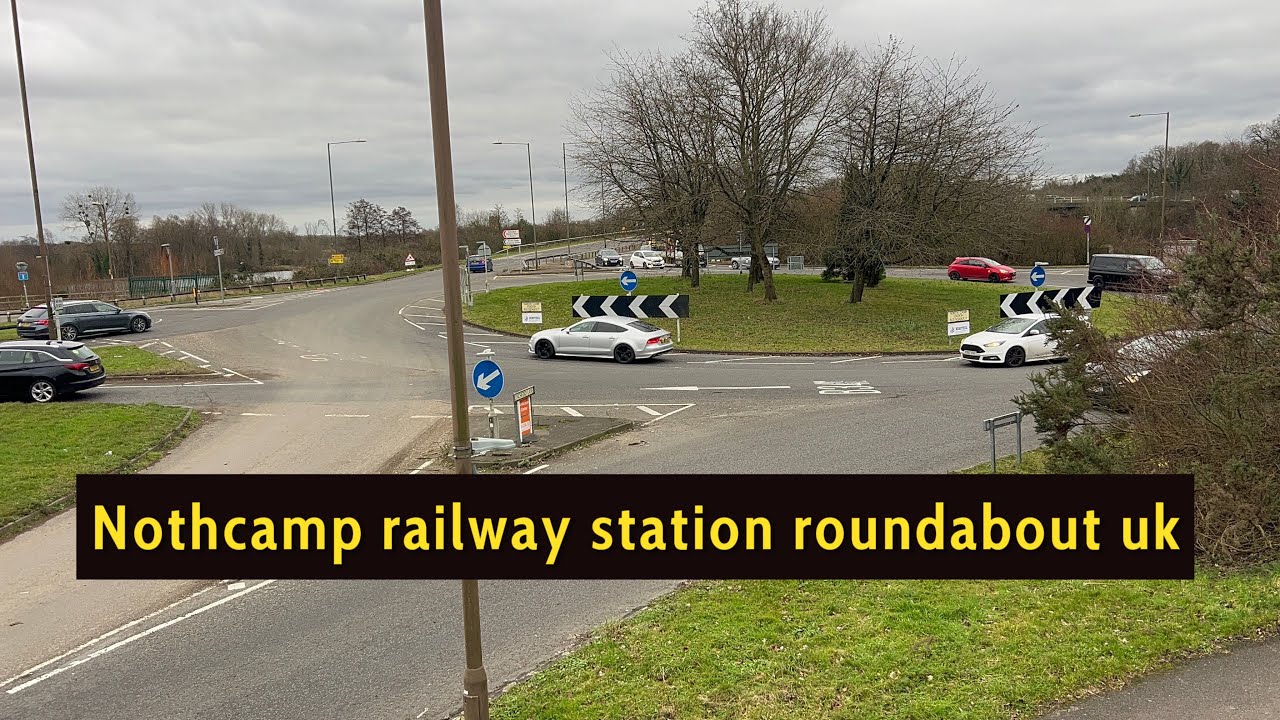 North camp railway station roundabout uk | ️🔥| #automobile #train #bus ...