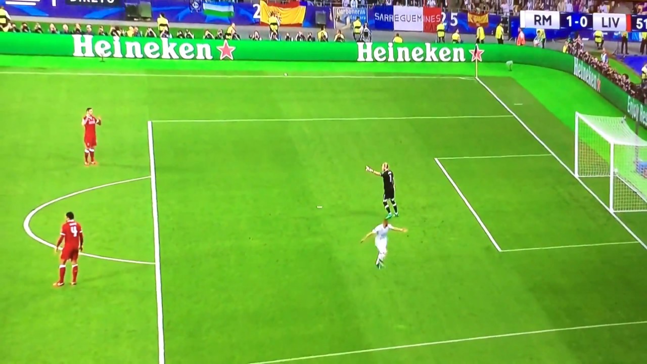 Benzema Goal VS Liverpool (1-0) (Champions League Final) 26/05/2018 ...