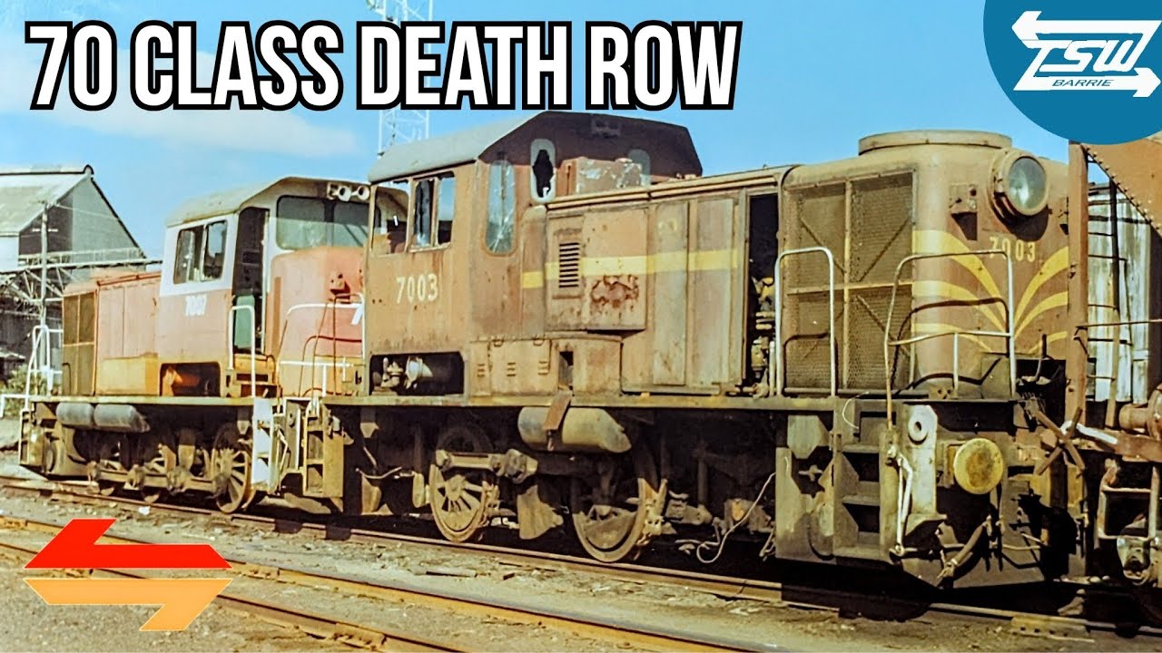 70 class Diesel locomotives - Line Up - Retirement Port Kembla Yard ...