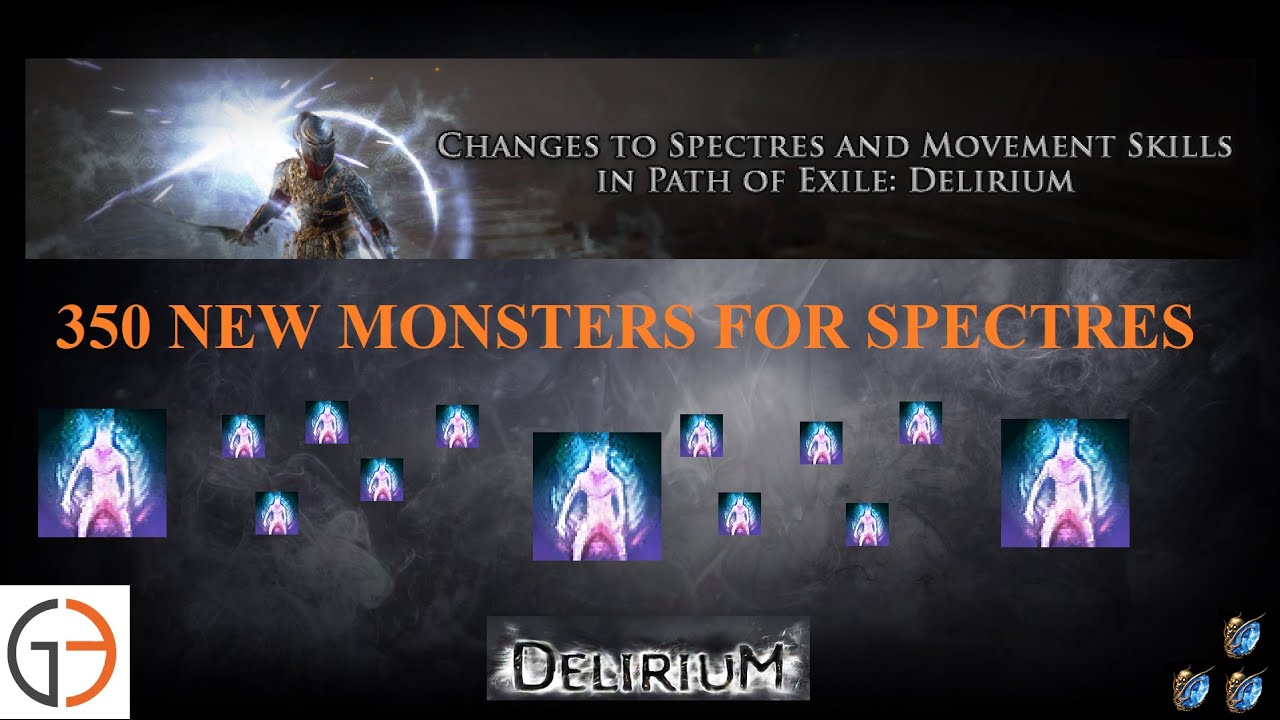 [POE 3.10] Spectres & Movement Skills changes in Delirium League - YouTube