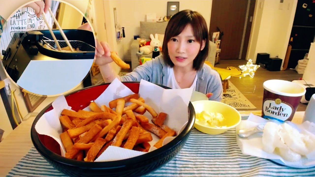 【MUKBANG】 Kinoshita Yuka's Social Eating LIVE [ Let's Make Fried Ear Of ...