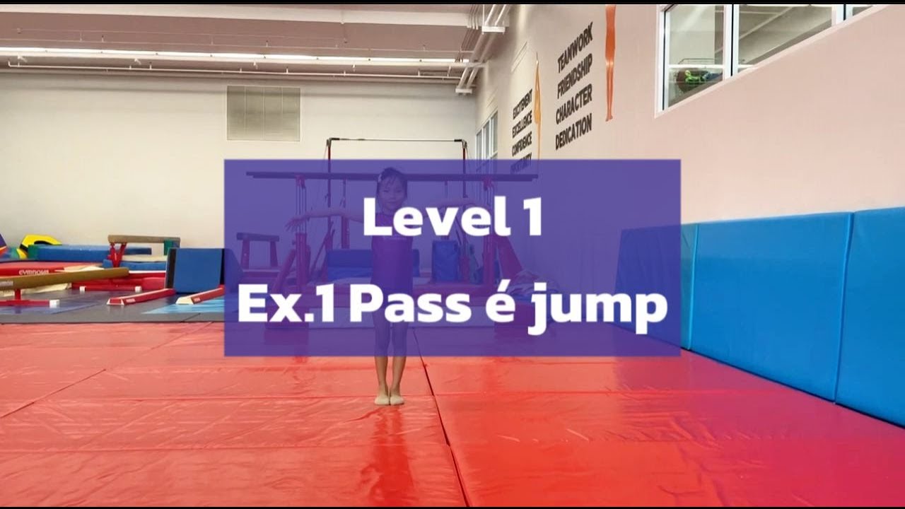 Level 1(for exam) Level 0 (for competition) Ex.1 Pass é jump - YouTube