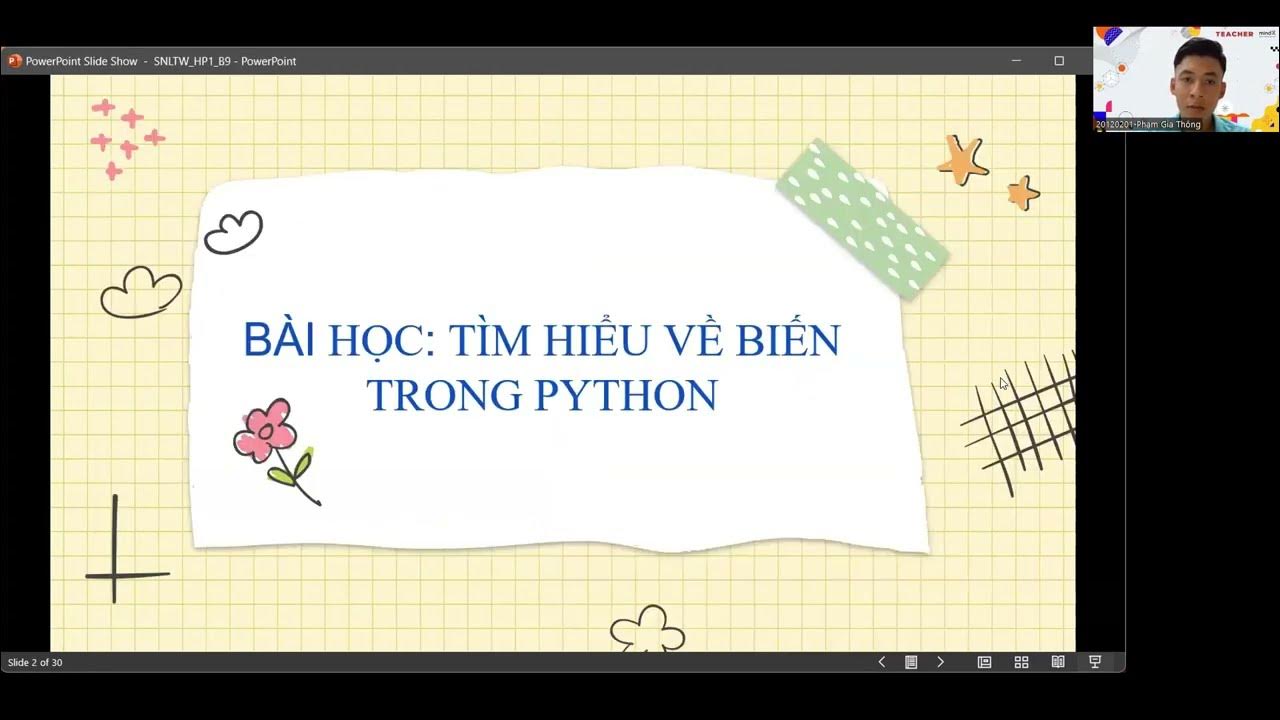 Biến trong Python | Basic Variable in Python | MindX Phase 1 Teaching ...