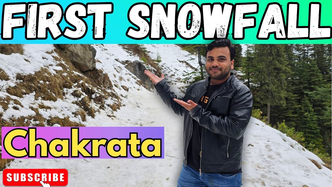 2025 ki First Snowfall of Chakrata,Uttarakhand || Lokhandi Snow Point ...