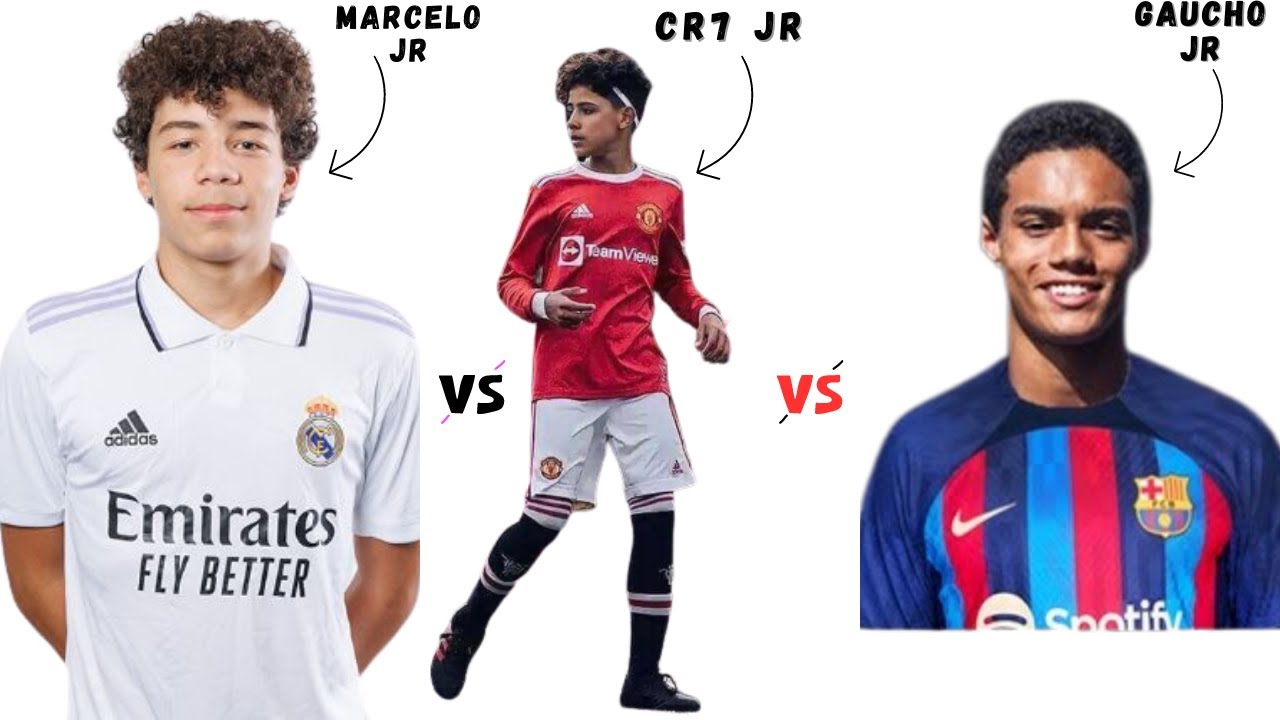 Marcelo Jr VS CR7 Jr VS Ronaldinho Jr - Best Skills & Goals - YouTube
