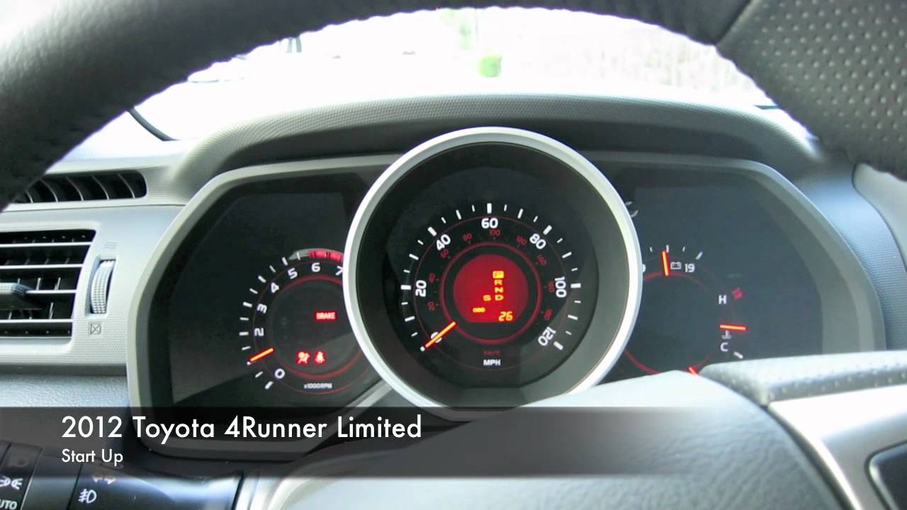 2012 Toyota 4Runner Start Up - YouTube