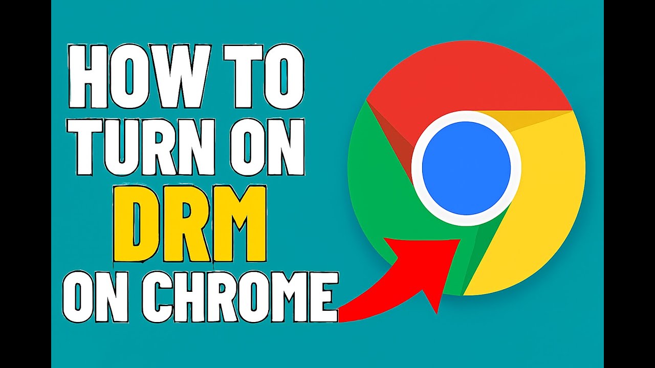 How to turn on DRM on chrome - YouTube