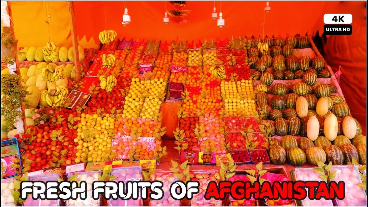 Capital Kabul | fresh fruits of Afghanistan | 4K - YouTube