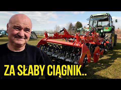 TO JUŻ CZAS NA WIĘKSZY CIĄGNIK.. PIERWSZY TEST BRONY TALERZOWEJ NIVA-TOP