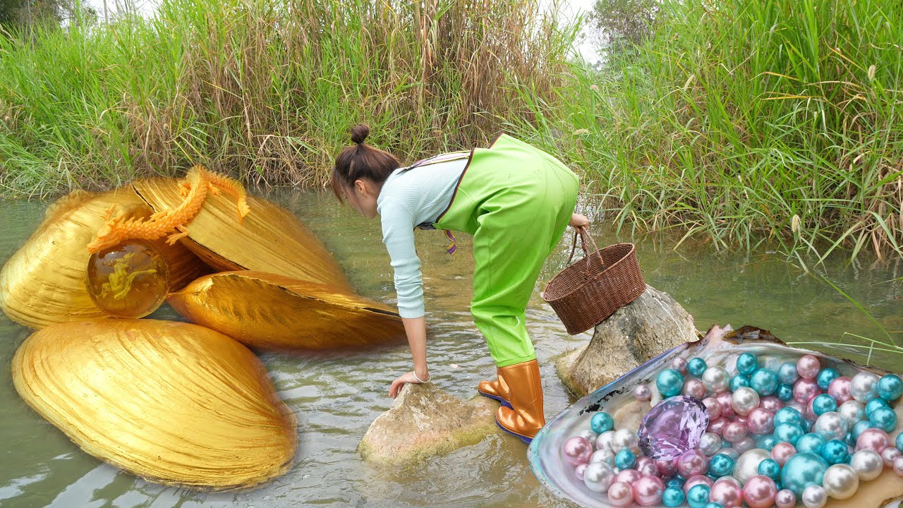 💎💎 Pearl Pursuit Yields Giant Clam: Girl Finds Mutated Mussel, Solving ...
